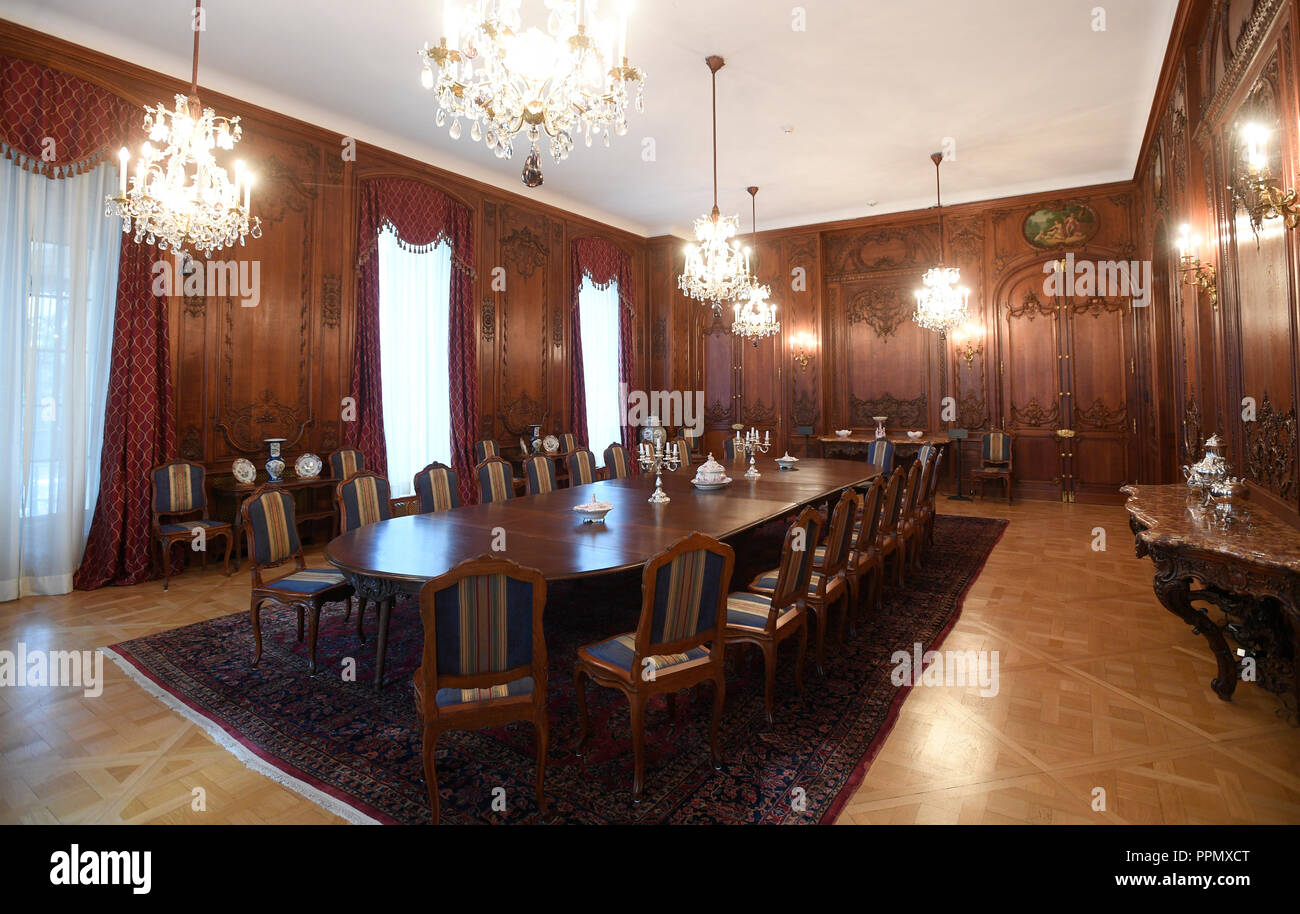 Prague, Czech Republic. 25th Sep, 2018. A part of an interior of the ...