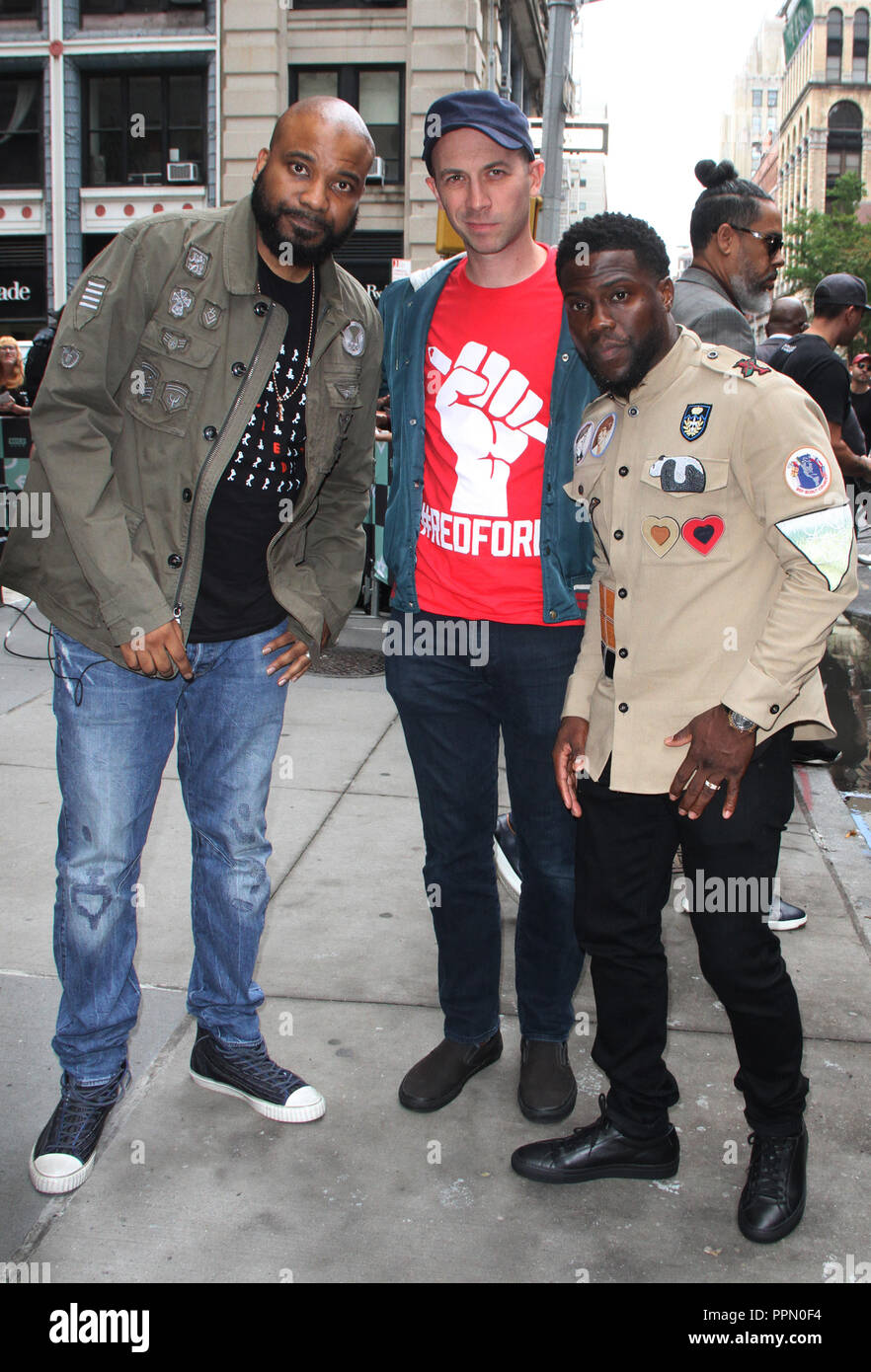New York, NY, USA. 26th Sep, 2018. Harry Ratchford, Joey Wells, Kevin ...