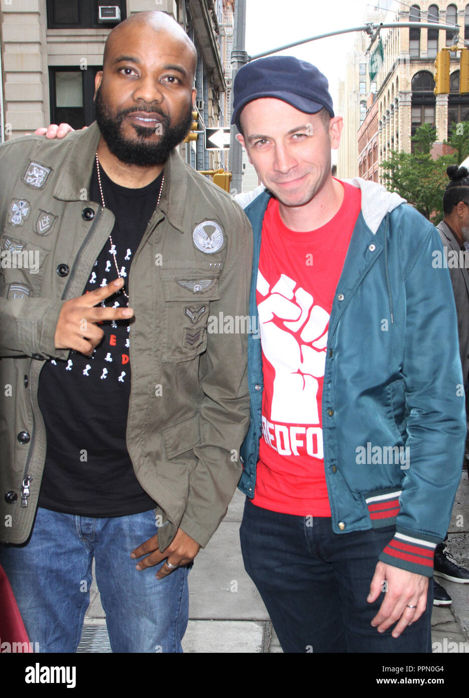 New York, NY, USA. 26th Sep, 2018. Harry Ratchford, Joey Wells, at ...