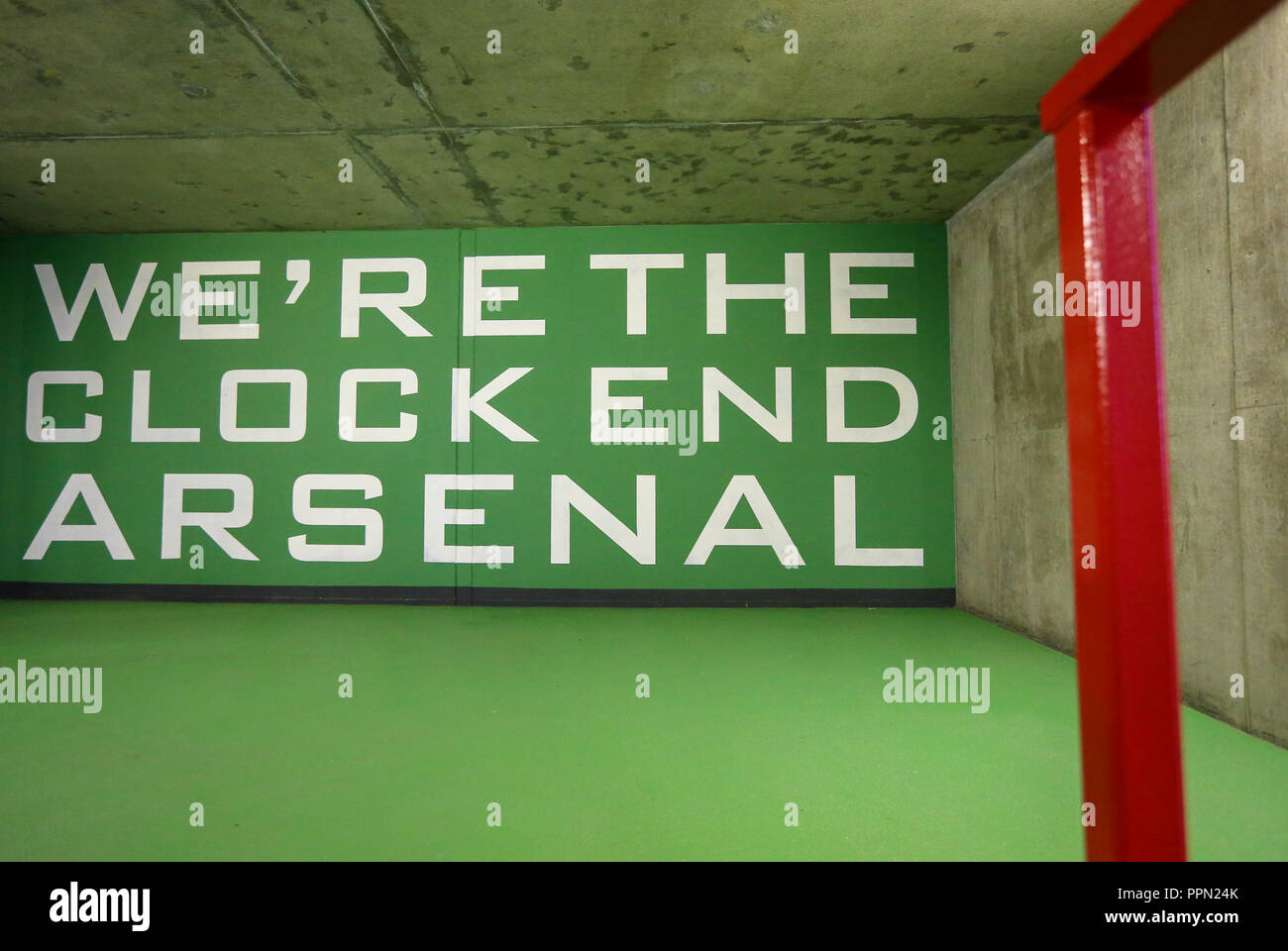 Arsenal clock end hi-res stock photography and images - Alamy