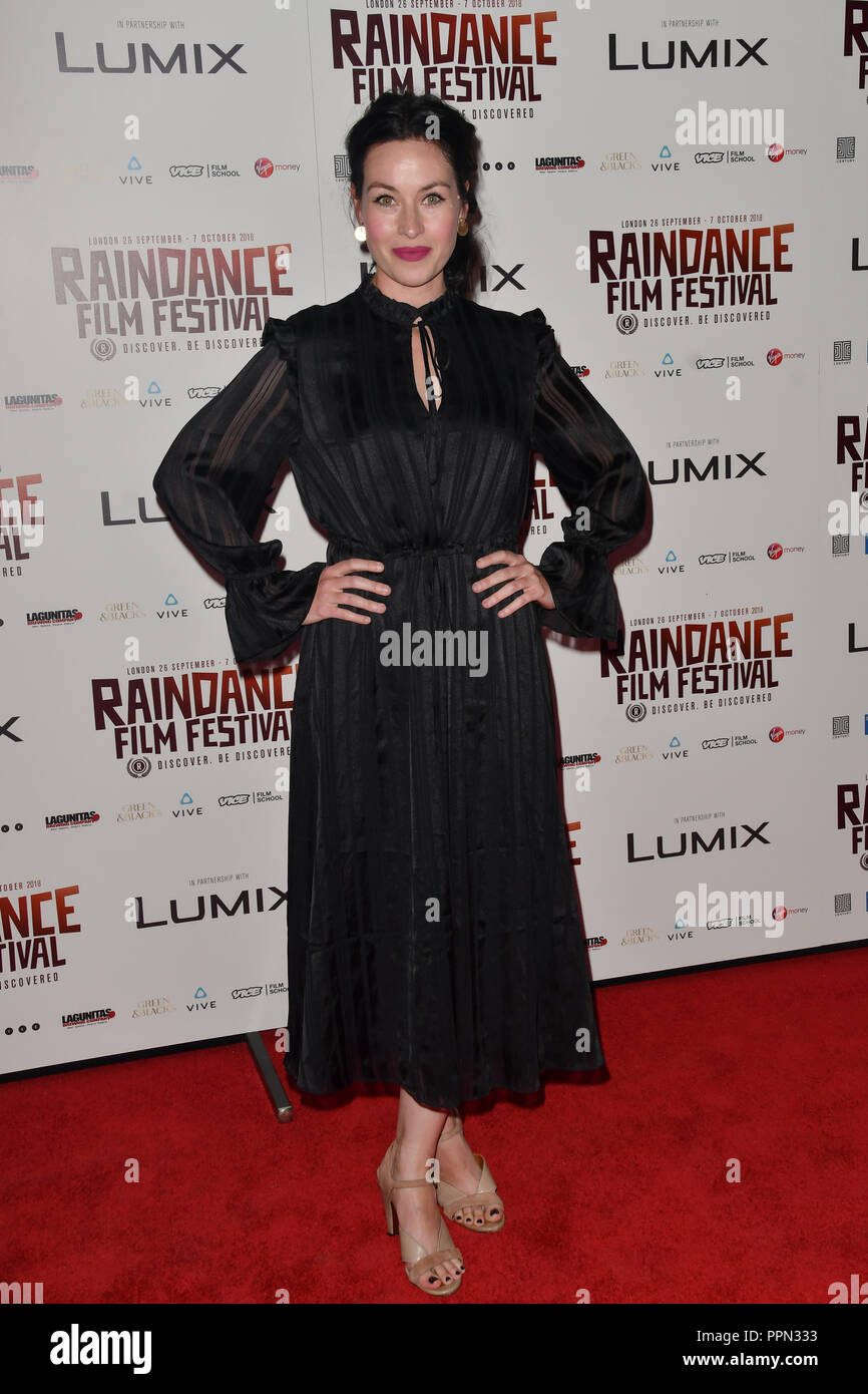 London, UK. 26th September, 2018. Mamie McCoy attends the Raindance ...
