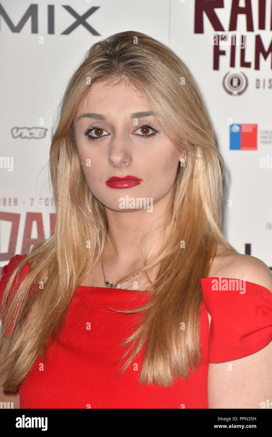 London, UK. 26th September, 2018. Veronica Osimani is a British/Italian ...