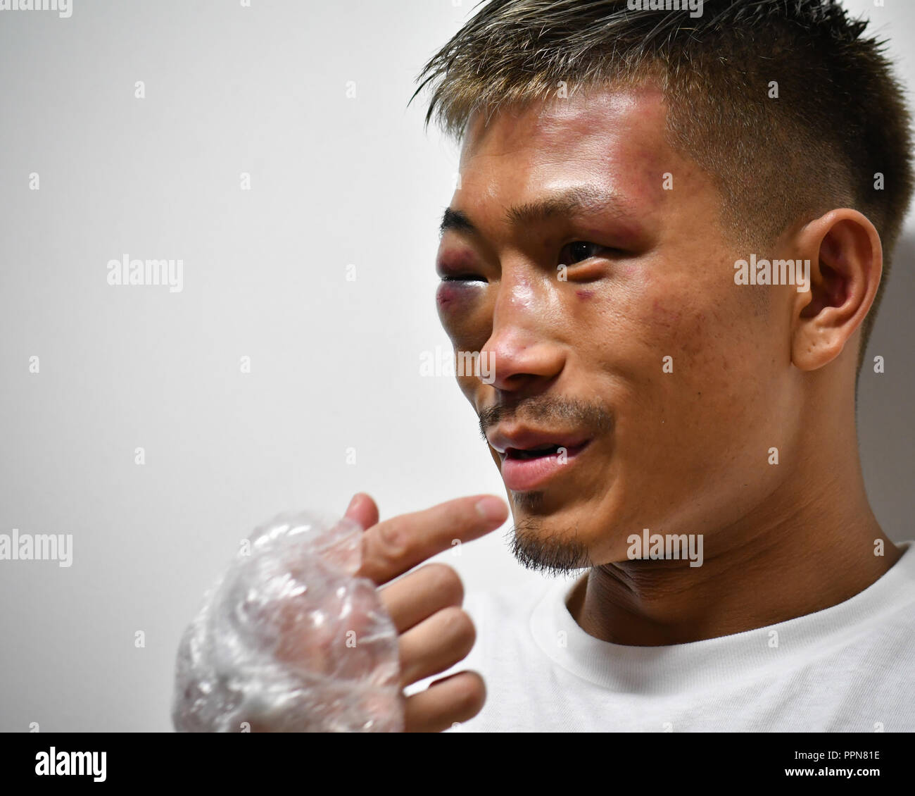 Nagoya, Aichi, Japan. 24th Sep, 2018. Sho Kimura (JPN) Boxing : Sho Kimura of Japan is ...
