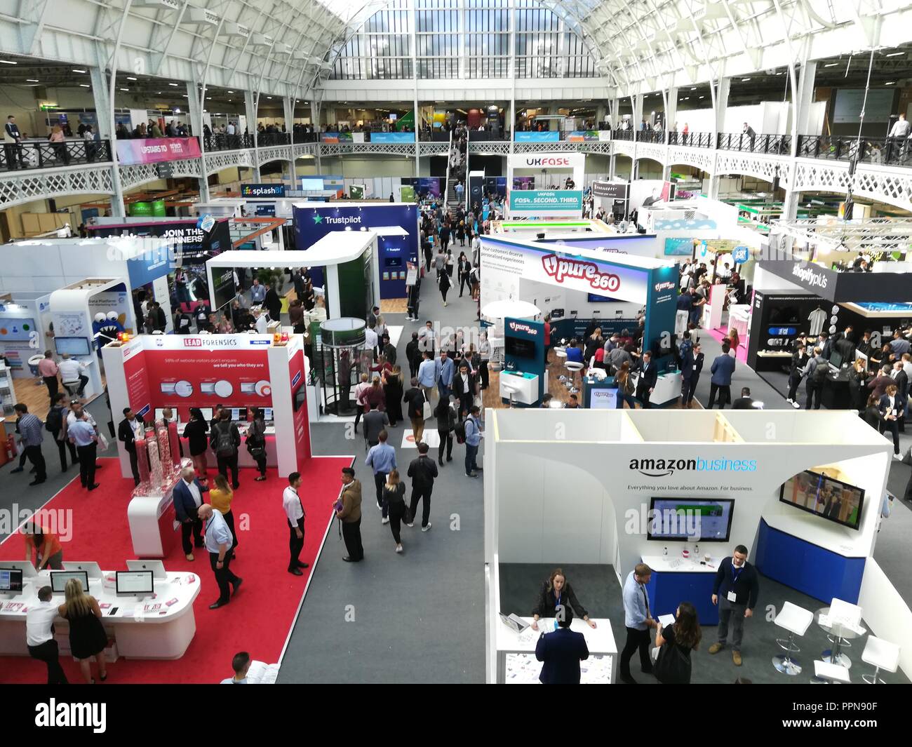 London, UK. 27th September, 2018. eCommerce Expo at Kensington Olympia ...