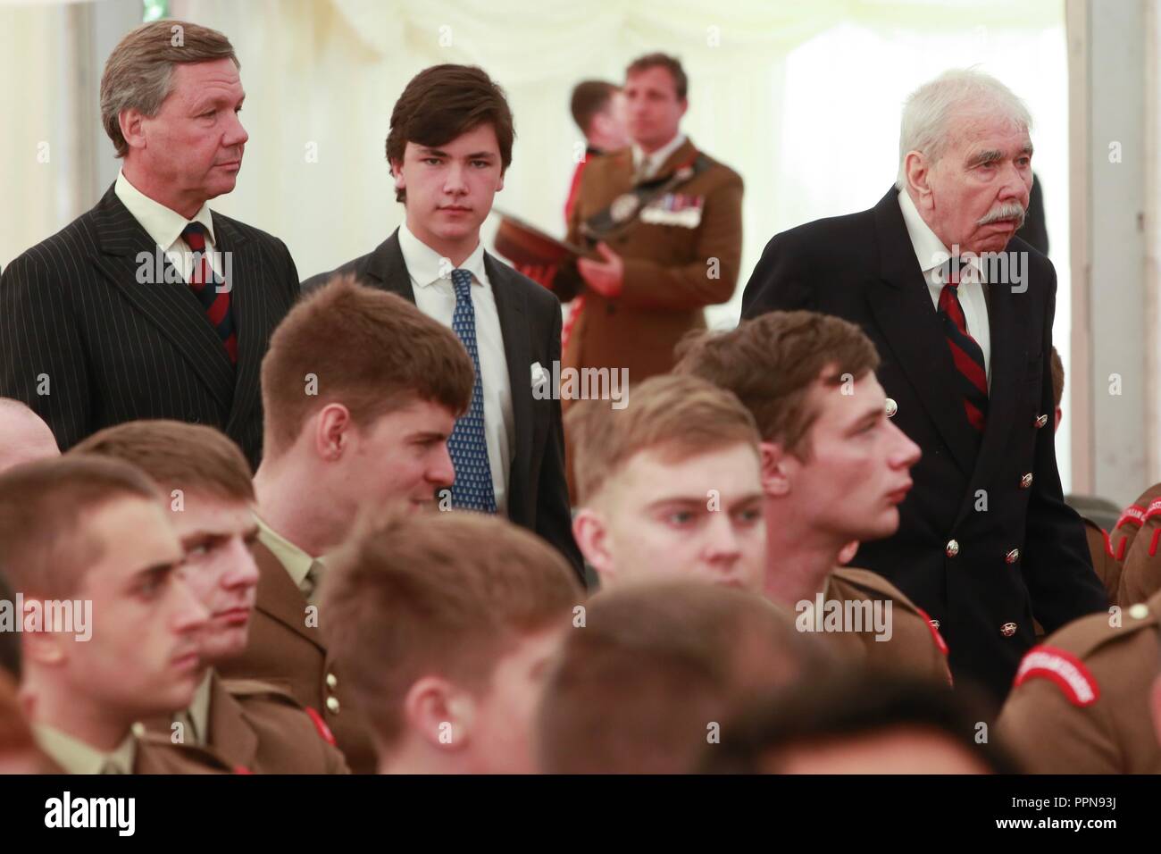 Windsor, UK. 27th September, 2018. Richard Frisby (l) and his son Henry ...