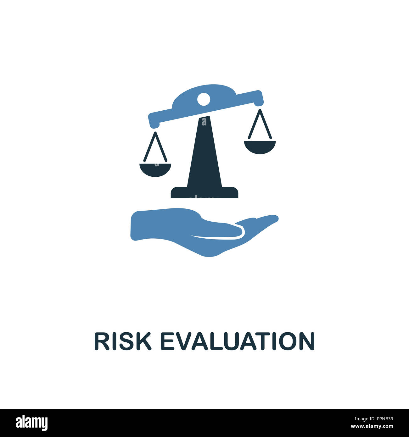 Risk assessment icon hi-res stock photography and images - Alamy