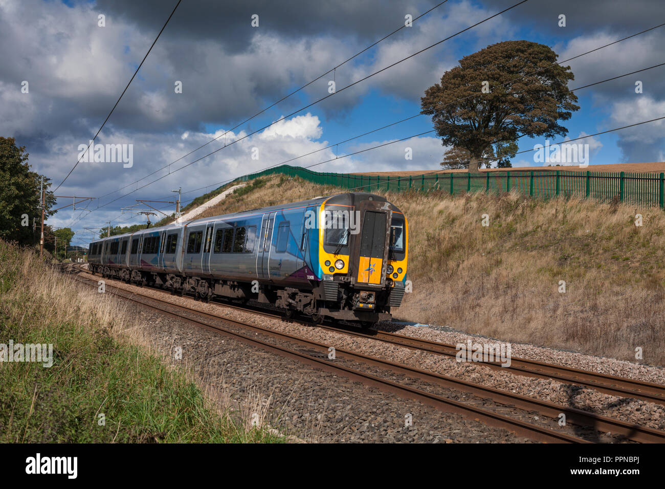A First Transpennine Express class 350 electric train on the west coast ...
