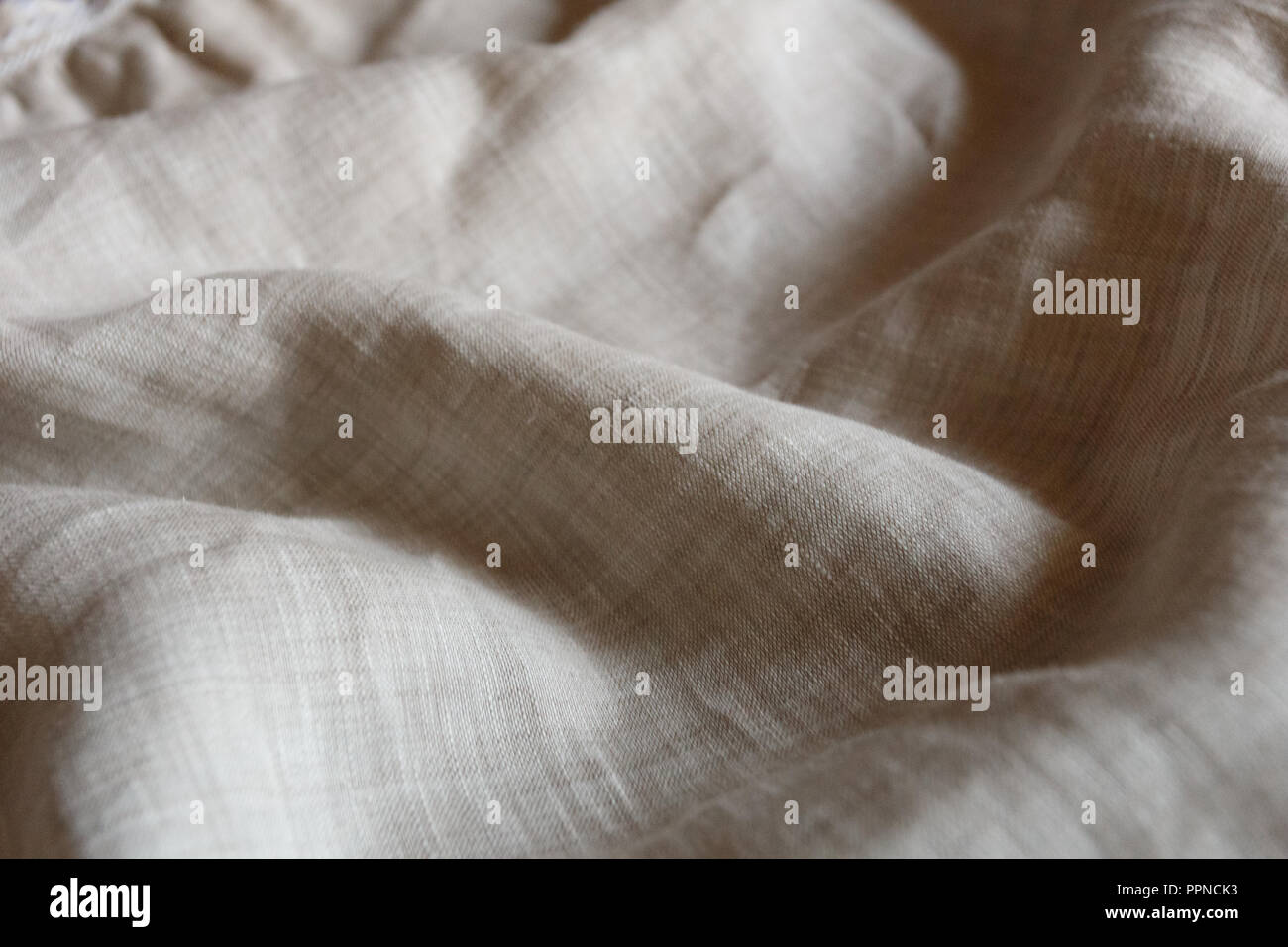 Grey linen cloth hi-res stock photography and images - Alamy