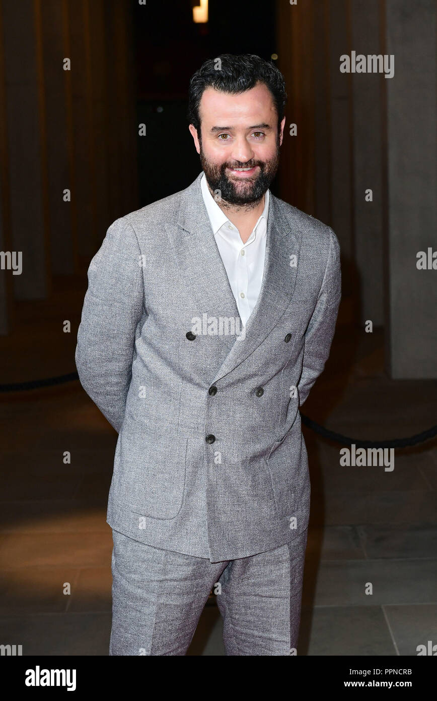 Daniel Mays arriving at the premiere of Two For Joy at the Everyman ...