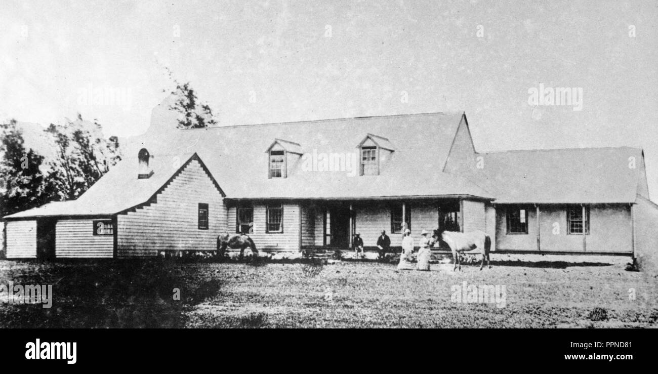 Bond House, 19th century Stock Photo - Alamy