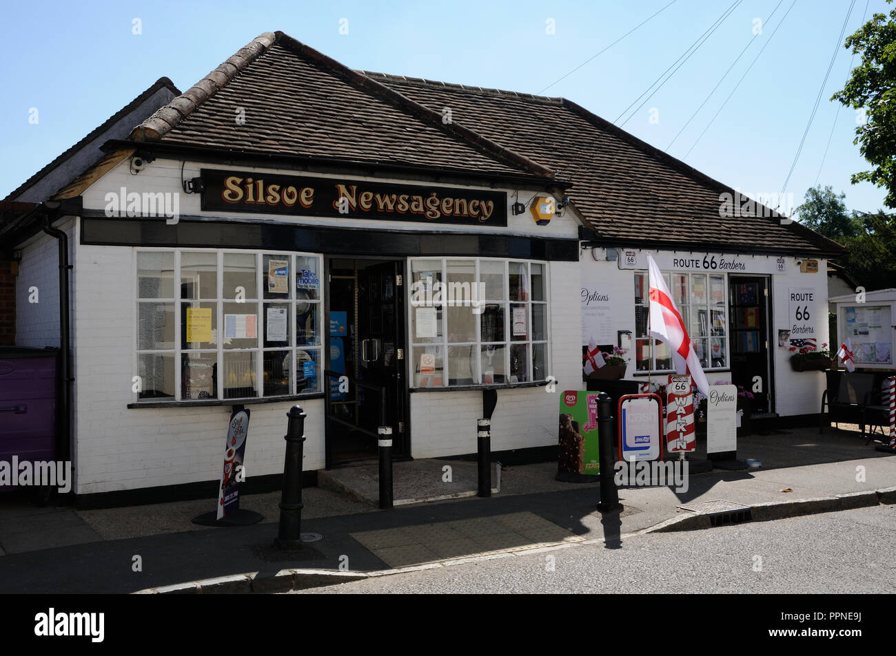 Shops, Silsoe, Bedfordshire Stock Photo - Alamy