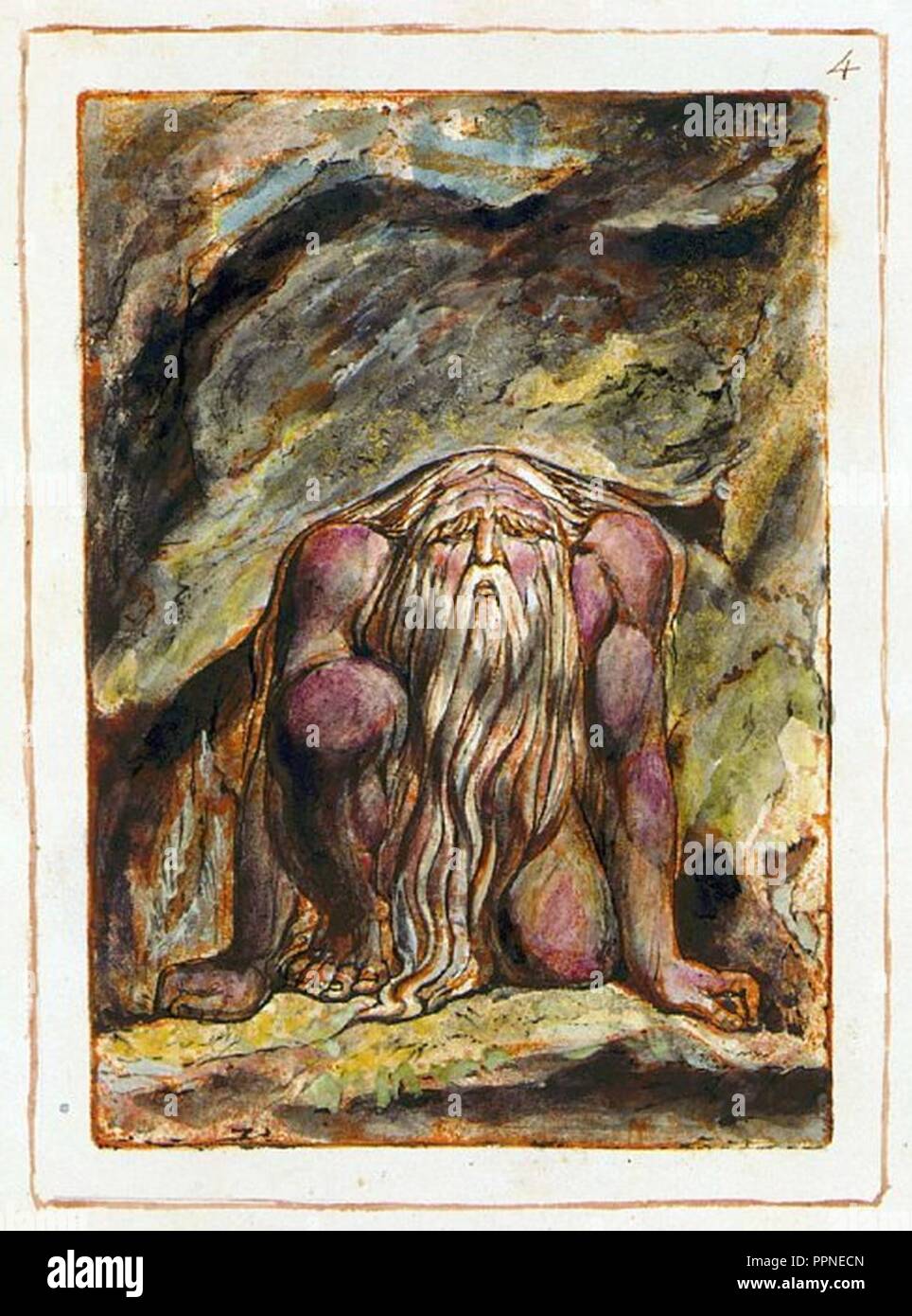 Book of Urizen copy G plate 04 Stock Photo - Alamy
