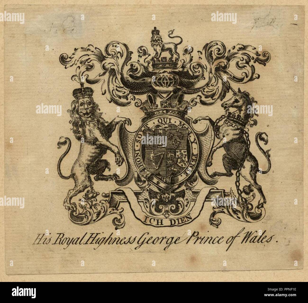 Vintage bookplate hi-res stock photography and images - Alamy