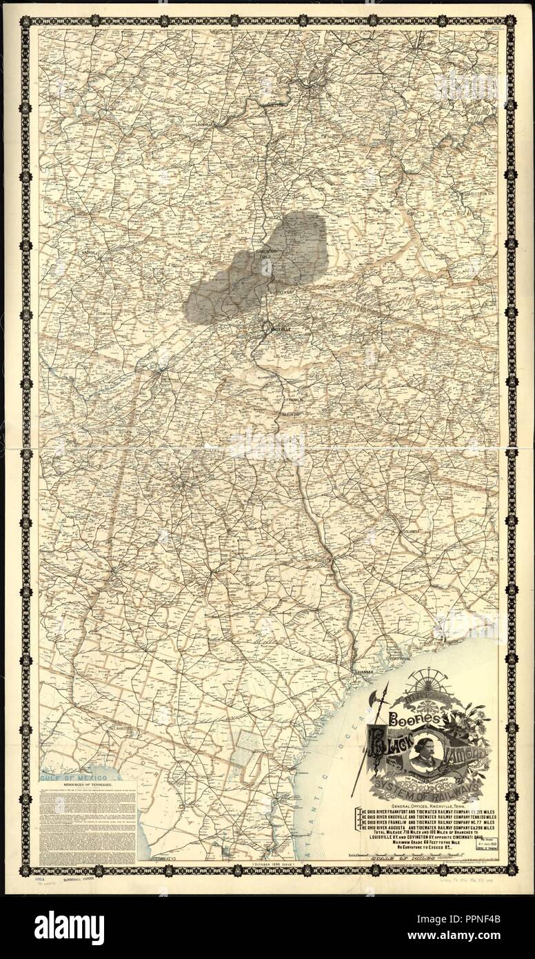 Boones map of the Black Diamond System of Railways, J. D. McKisson del ...