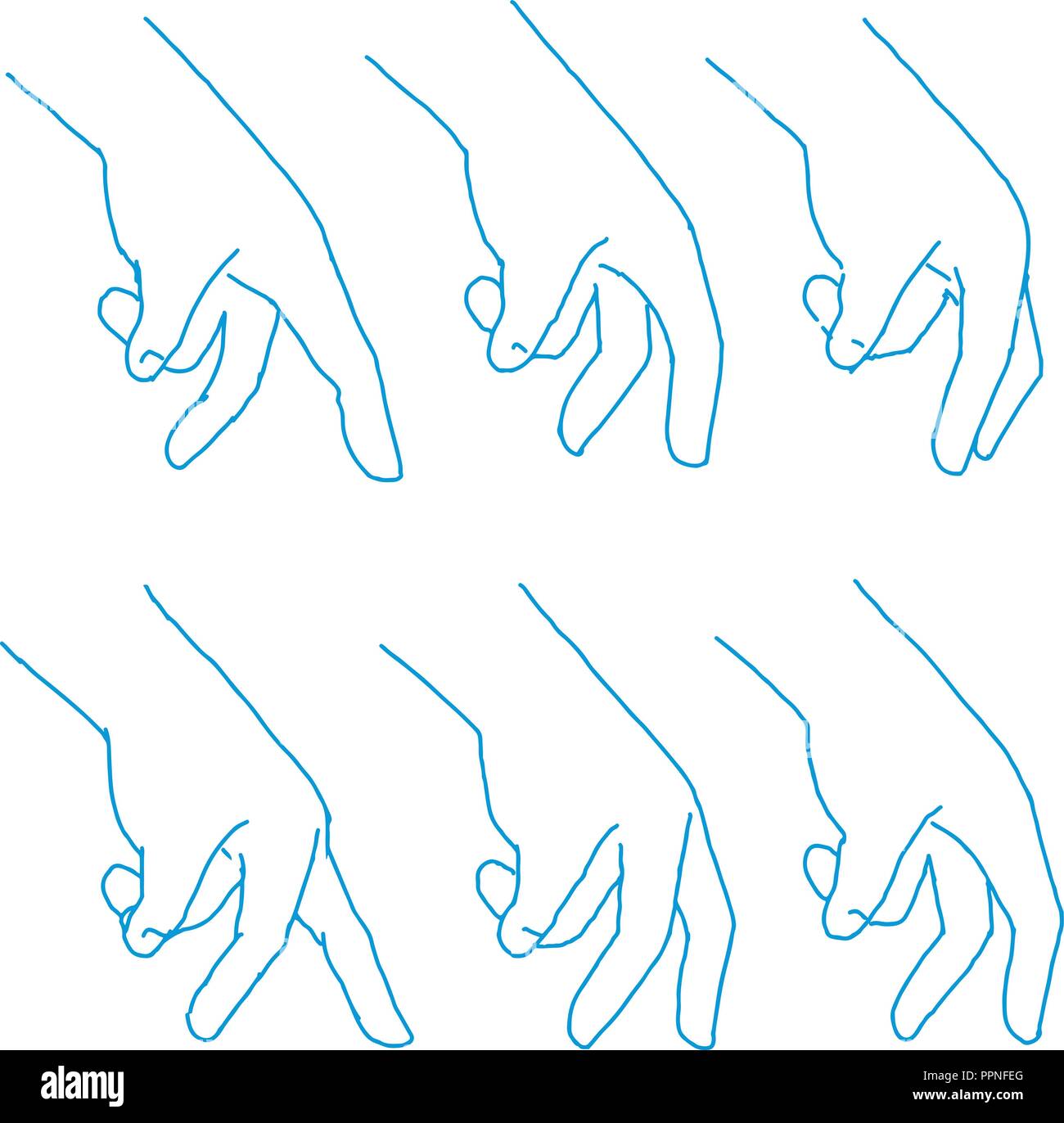 Walking sequence hi-res stock photography and images - Alamy