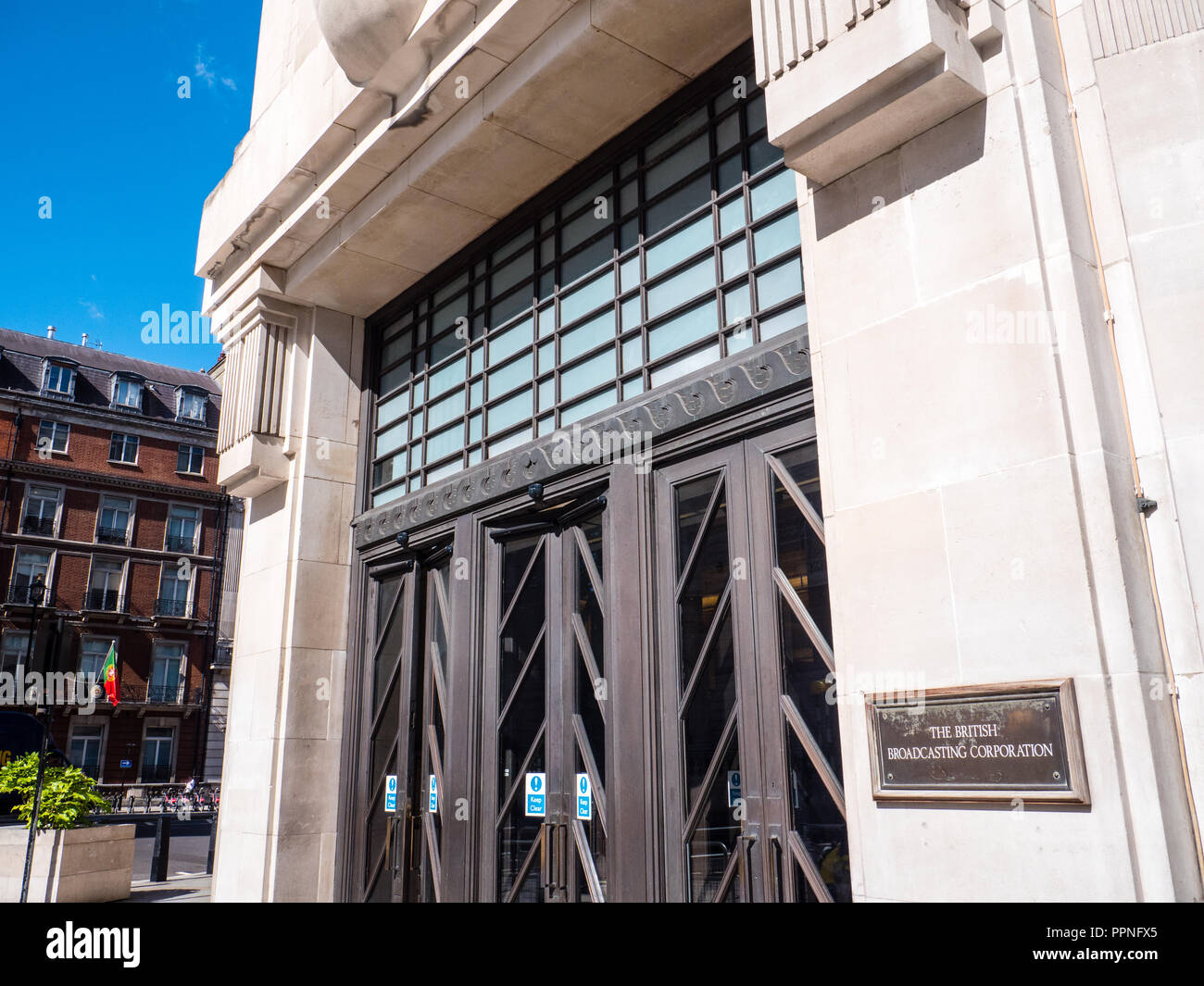 Old broadcasting house entrance hi-res stock photography and images - Alamy
