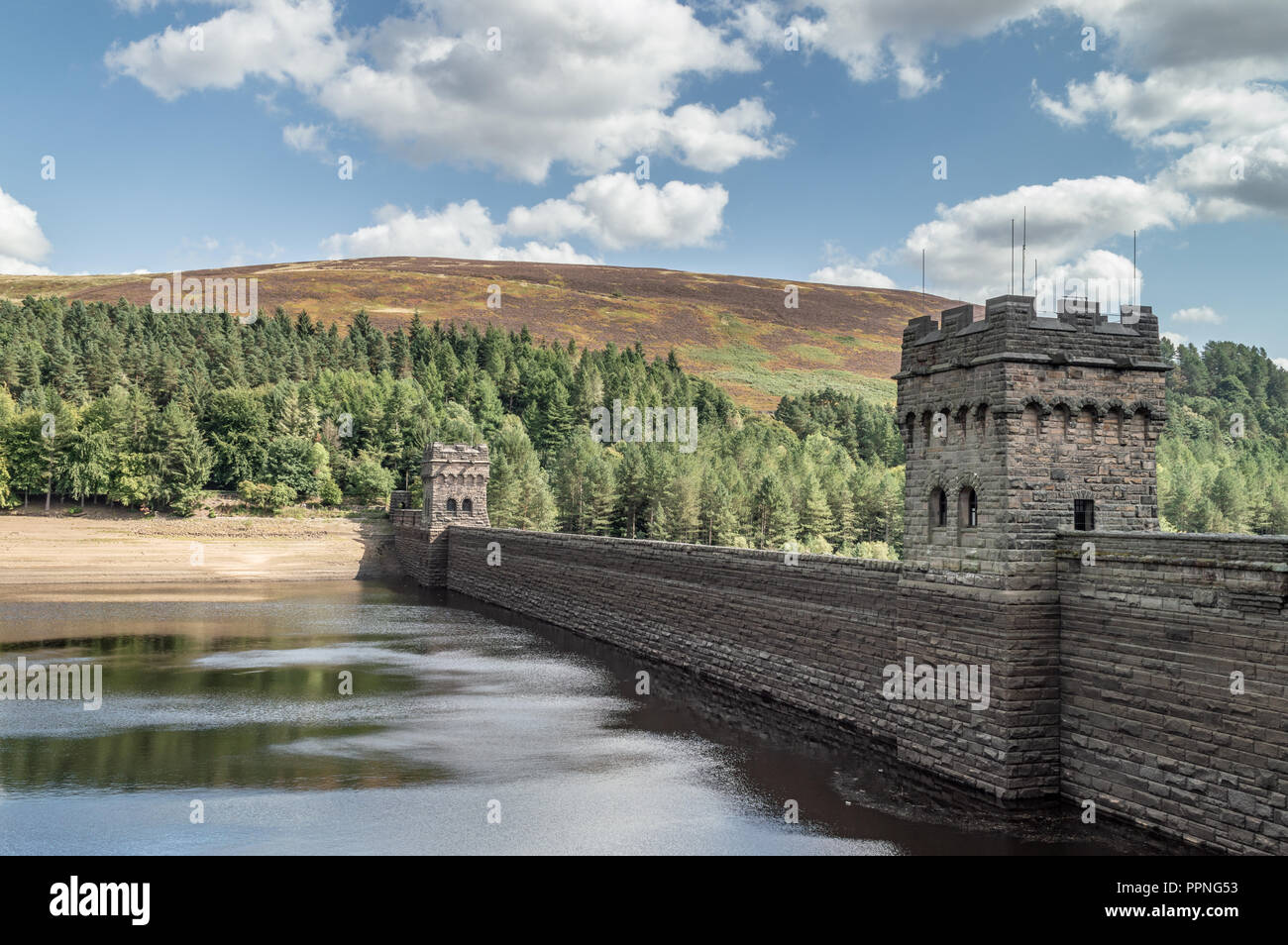 Derwent Reservoir in the Upper Derwent Valley in the Peak District ...