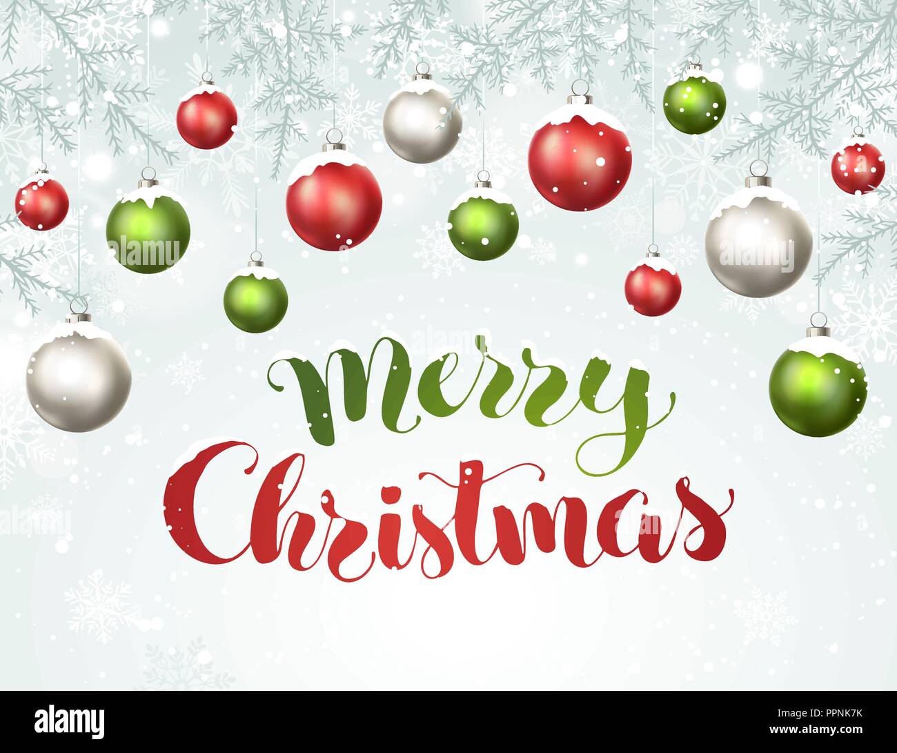 Christmas border composition colorful Stock Vector Images - Alamy