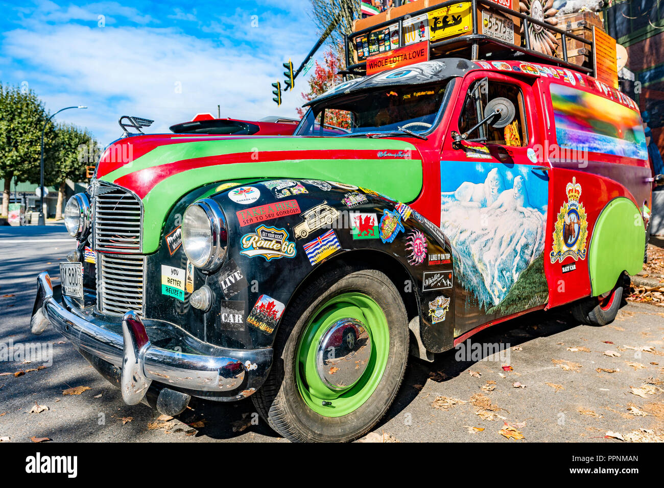 1951 Austin Panel Van High Resolution Stock Photography and Images - Alamy