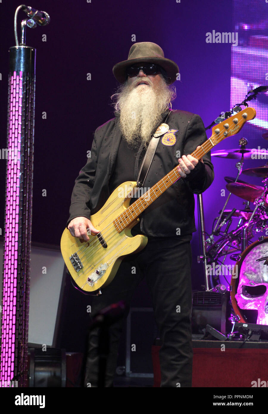Dusty Hill with ZZ Top performs in concert at the Seminole Hard Rock ...