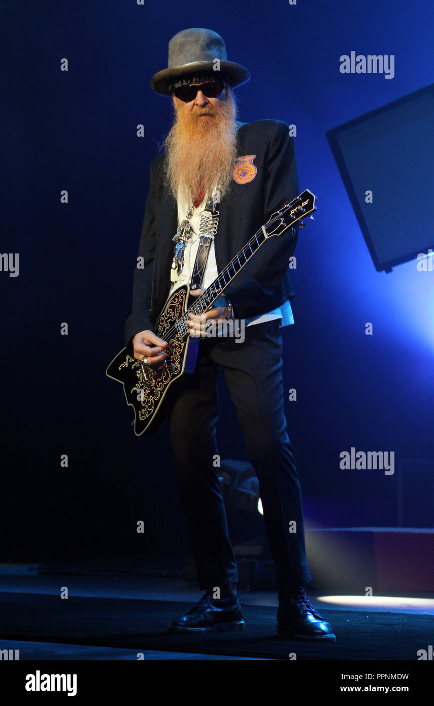 Dusty Hill with ZZ Top performs in concert at the Seminole Hard Rock ...