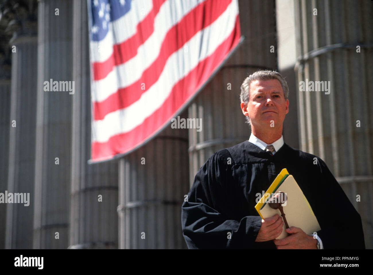Stern judge looking camera hi-res stock photography and images - Alamy