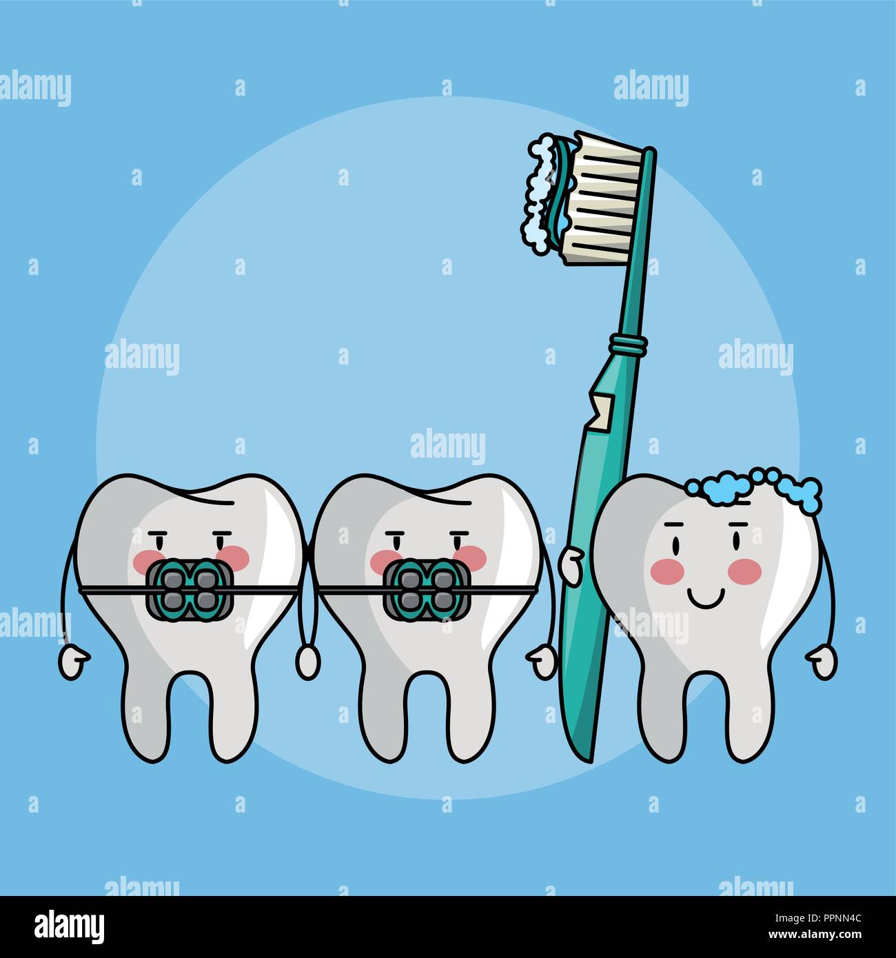 Dental care cartoons Stock Vector Image & Art - Alamy