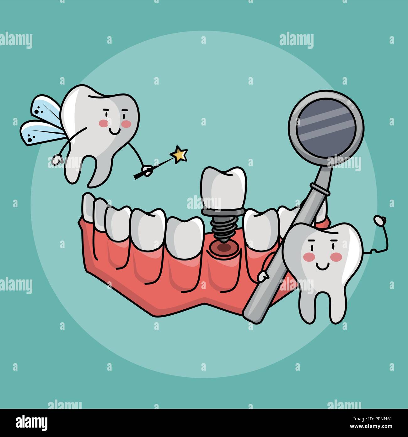 Tooth fairy and dental care Stock Vector Image & Art - Alamy