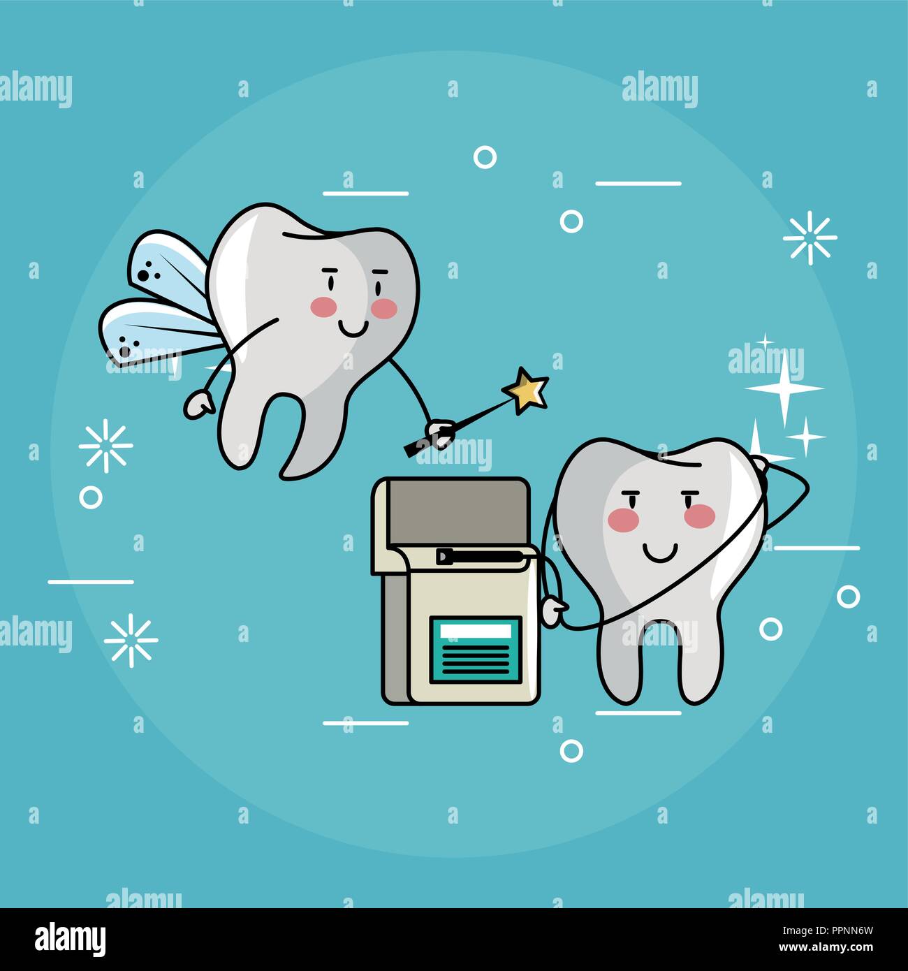 Tooth fairy and dental care Stock Vector Image & Art - Alamy