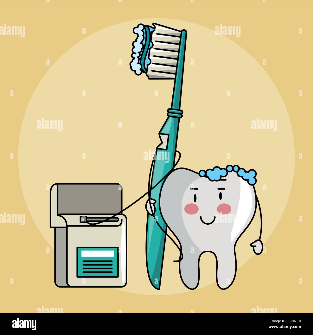 Dental care cartoons Stock Vector Image & Art - Alamy