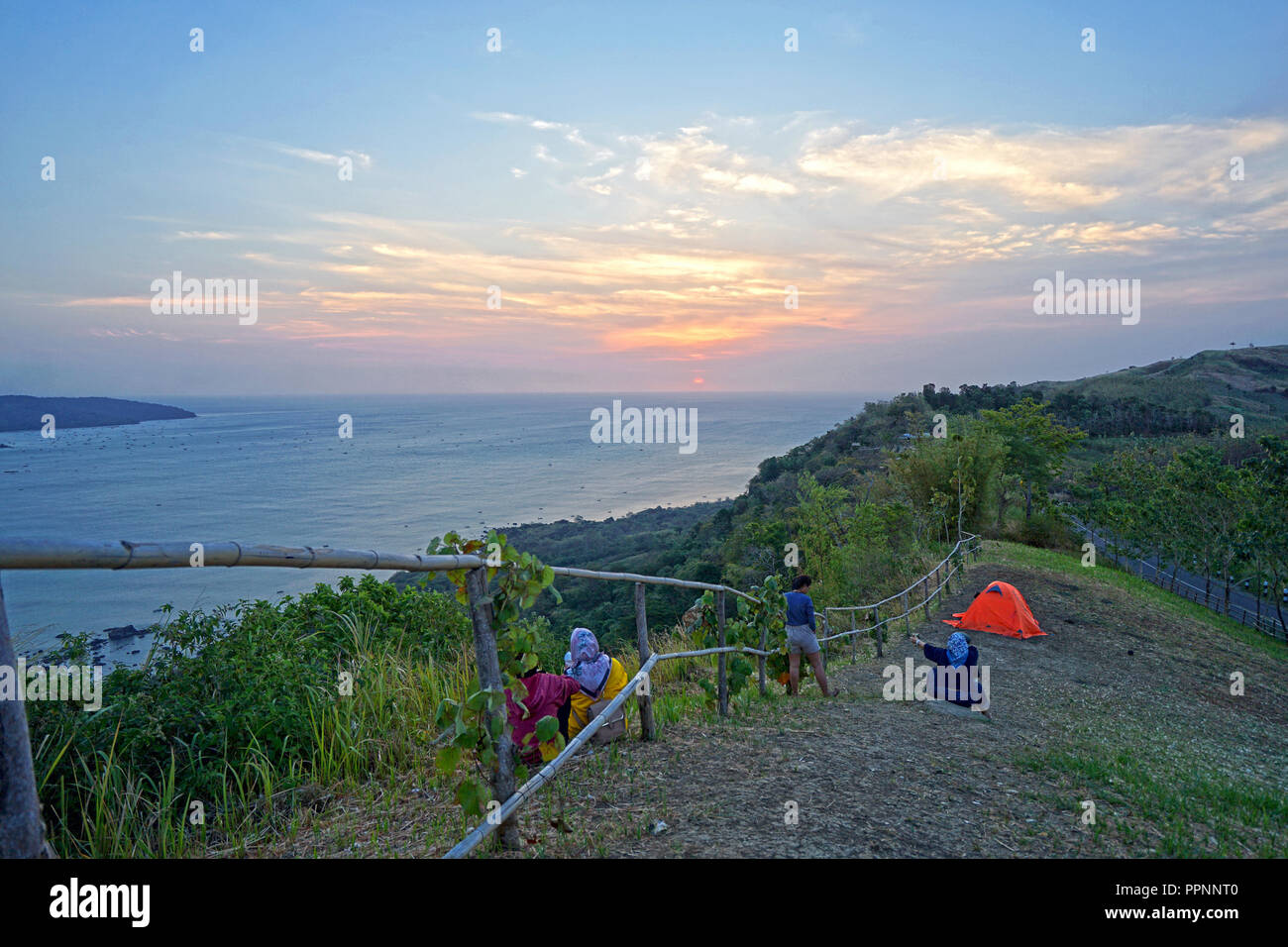 Sunset Puncak Darma, Geopark Ciletuh, Sukabumi, West Java, Indonesia ...