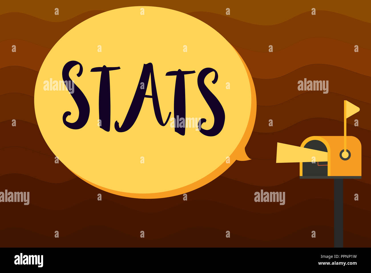 Text Sign Showing Stats Conceptual Photo Practice Or Science Of Collecting And Analysing