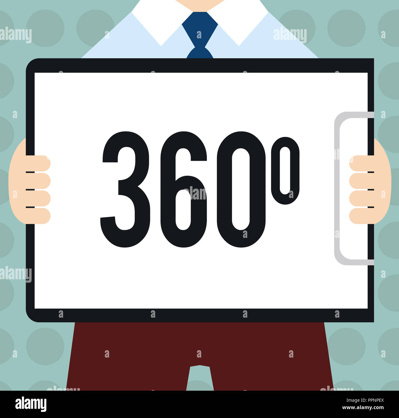 Conceptual hand writing showing 360. Business photo text Comprehensive ...