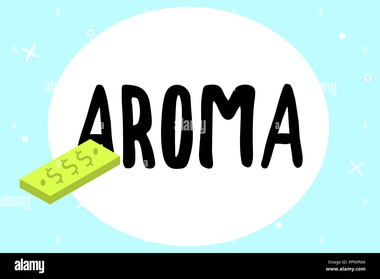 Writing note showing Aroma. Business photo showcasing A distinctive ...