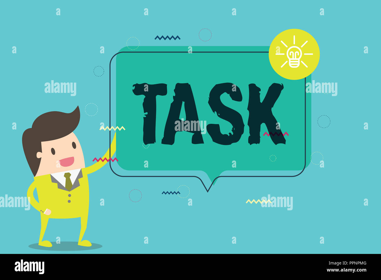 Word writing text Task. Business concept for A piece of work to be done ...
