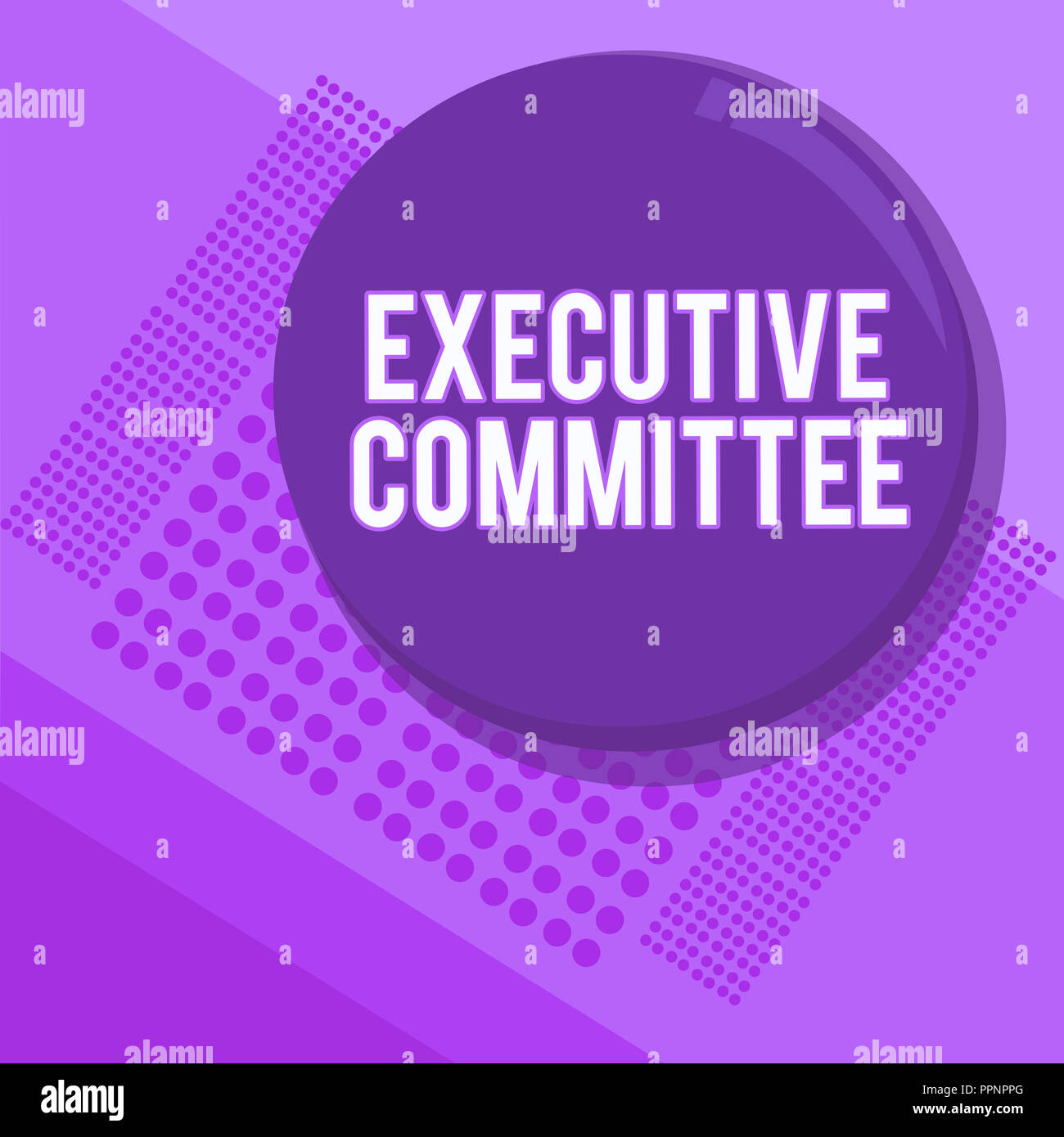 Handwriting text writing Executive Committee. Concept meaning Group of ...