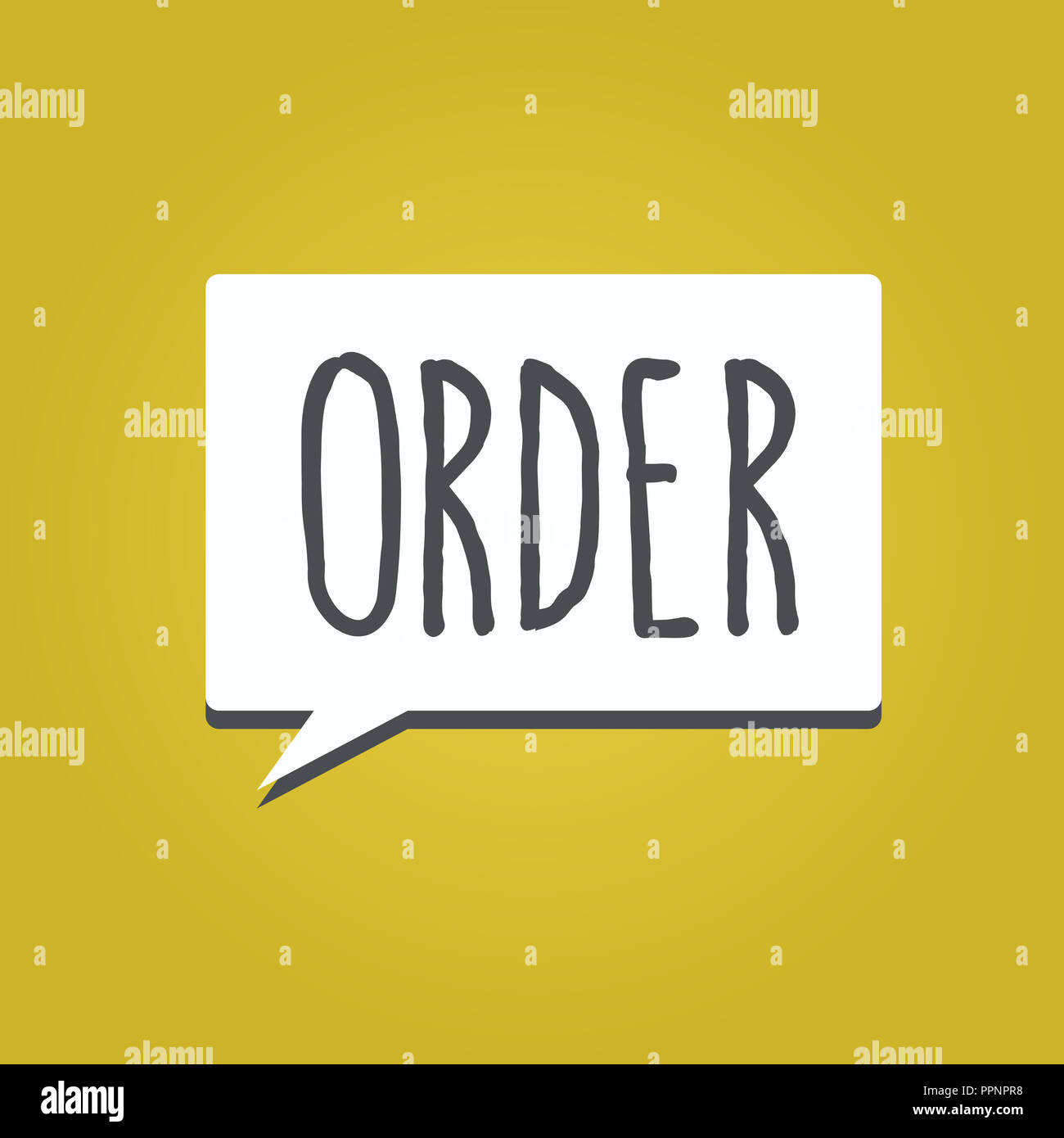 Handwriting text writing Order. Concept meaning arrangement of people ...