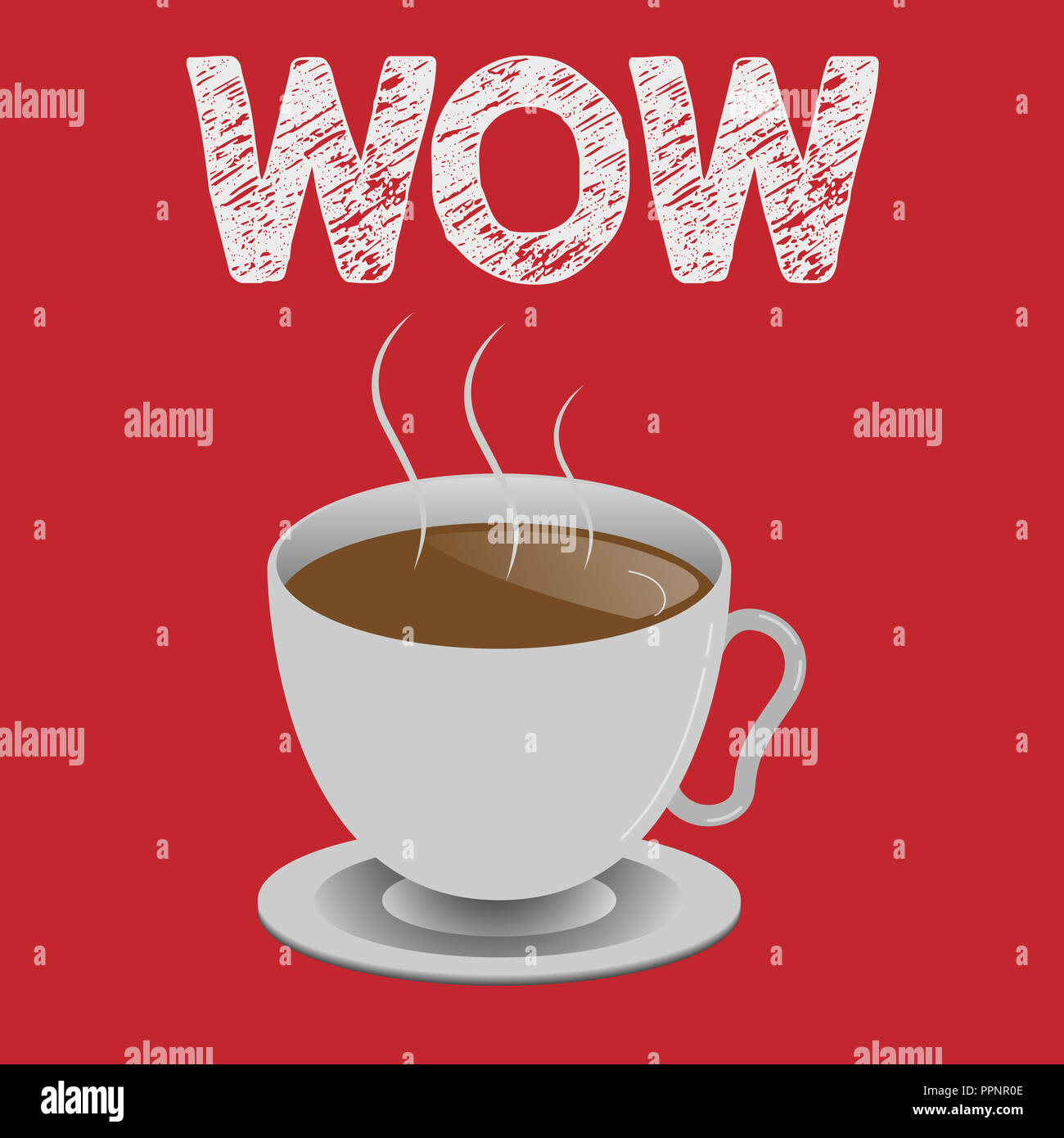 Writing note showing Wow. Business photo showcasing Expressing ...