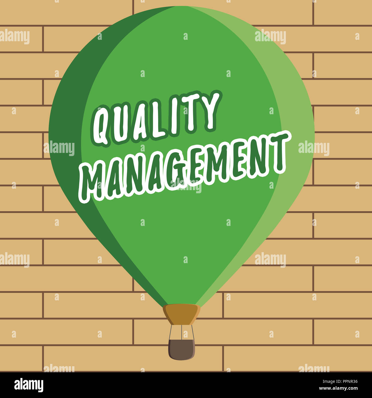 Handwriting text writing Quality Management. Concept meaning Maintain ...