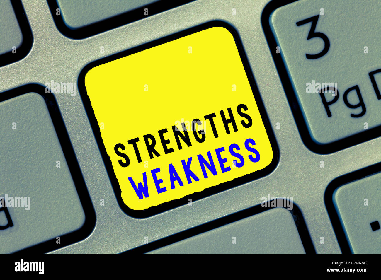 Conceptual hand writing showing Strengths Weakness. Business photo text ...