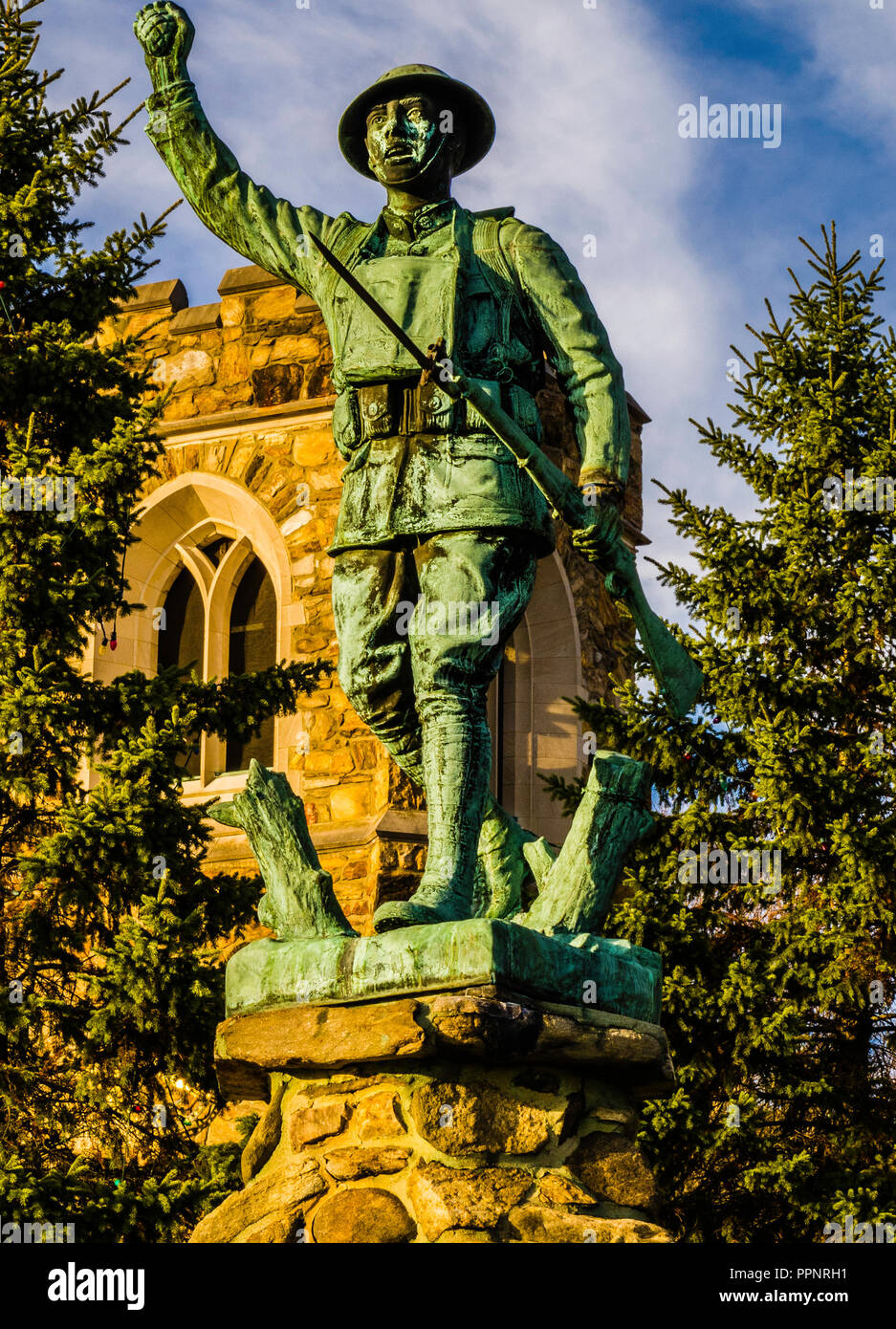 WW1 Monument Canaan, Connecticut, USA Stock Photo - Alamy