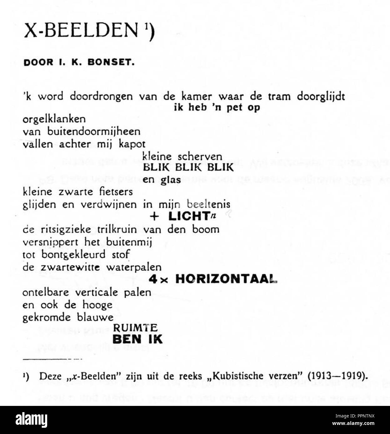 Bonset X-Beelden 1 Stock Photo - Alamy