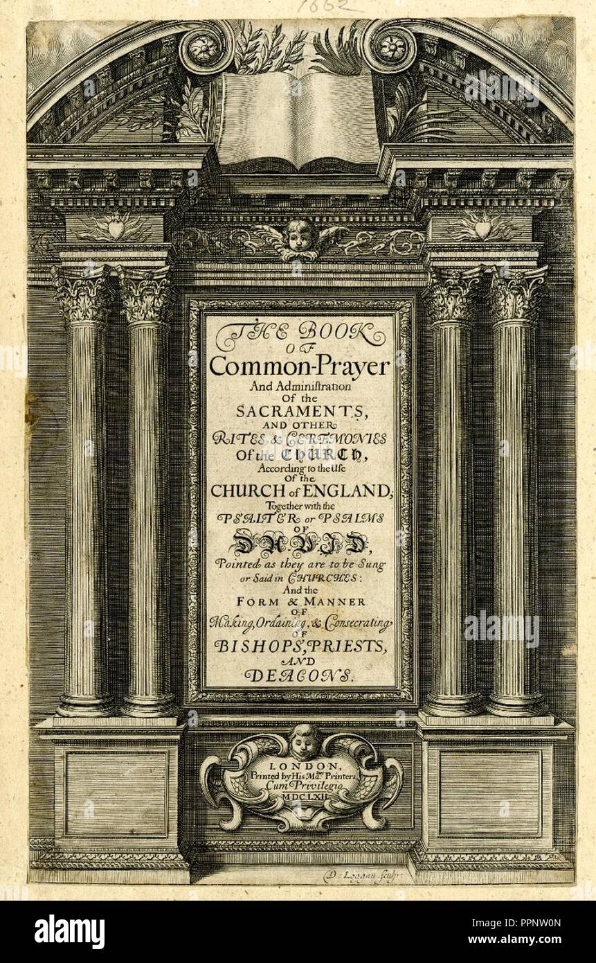 Book of common prayer 1662 hi-res stock photography and images - Alamy