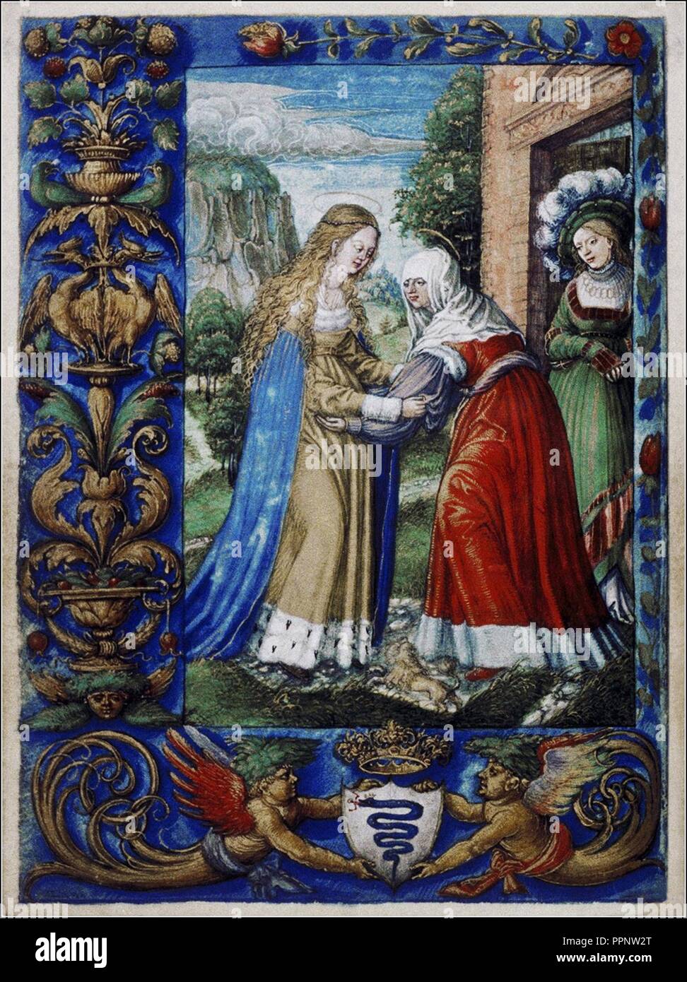 Book of Hours of Queen Bona, fol.48v Stock Photo - Alamy