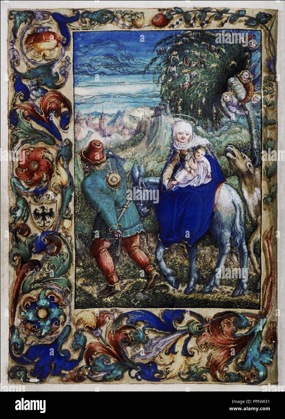 Book of Hours of Queen Bona, fol.74v Stock Photo - Alamy