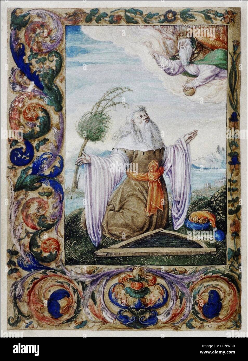 Book of Hours of Queen Bona, fol.122v Stock Photo - Alamy