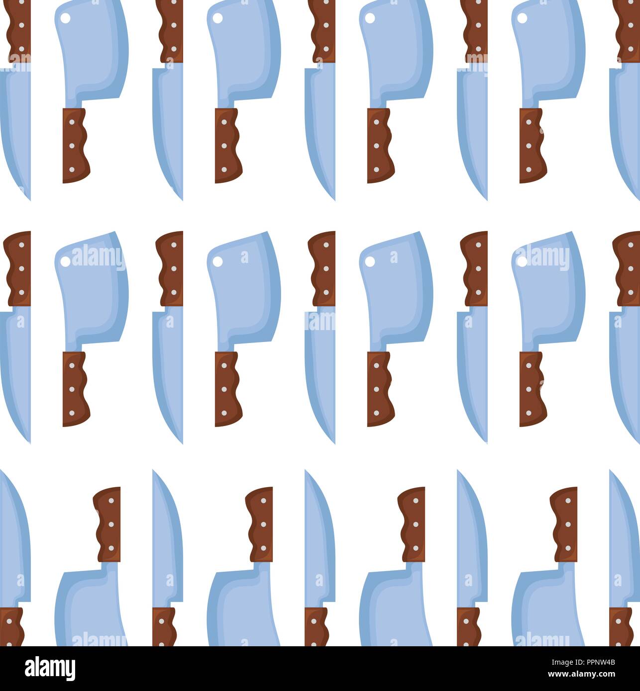 cleaver and knife background, colorful design. vector illustration ...