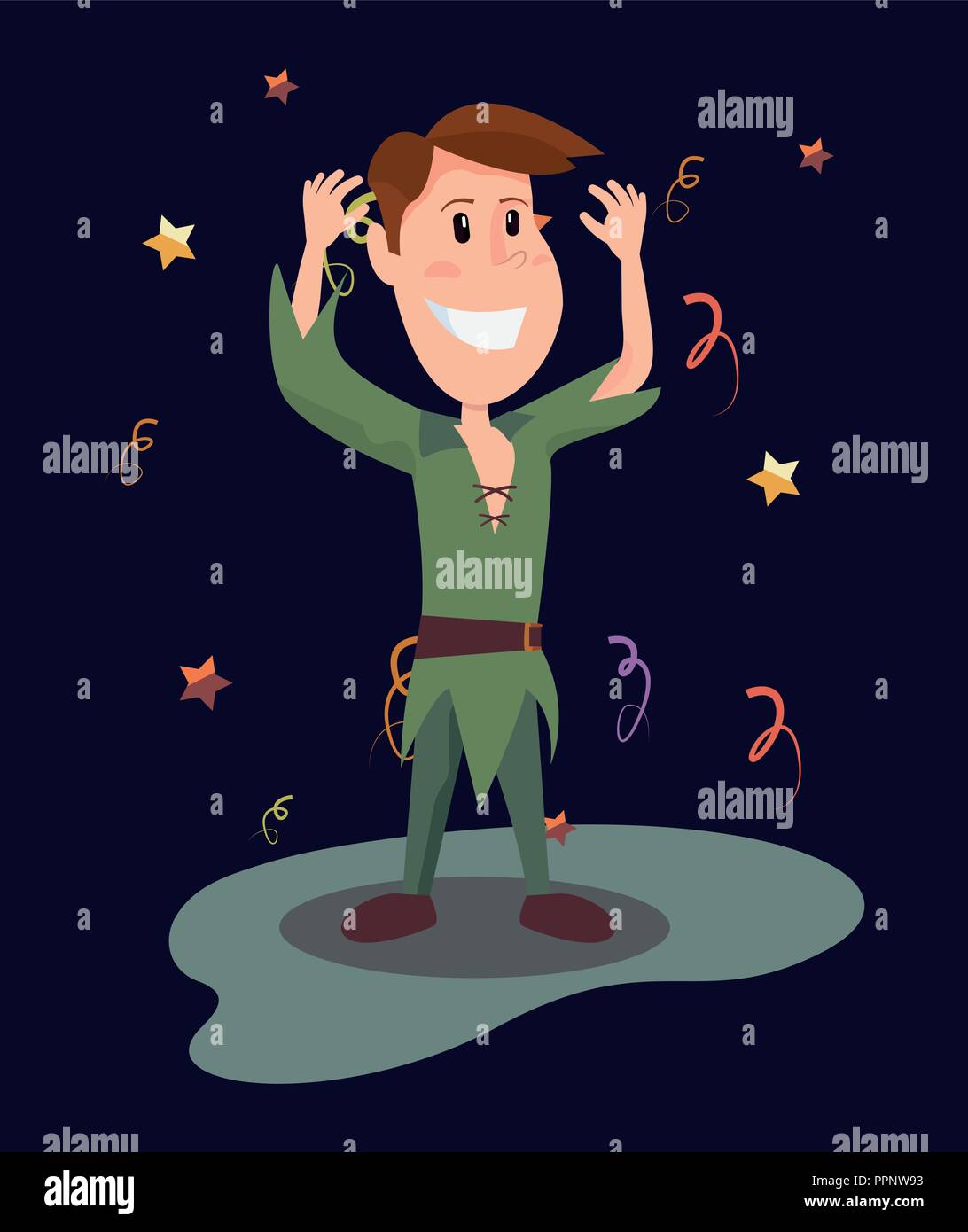 Peter pan show Stock Vector Images - Alamy