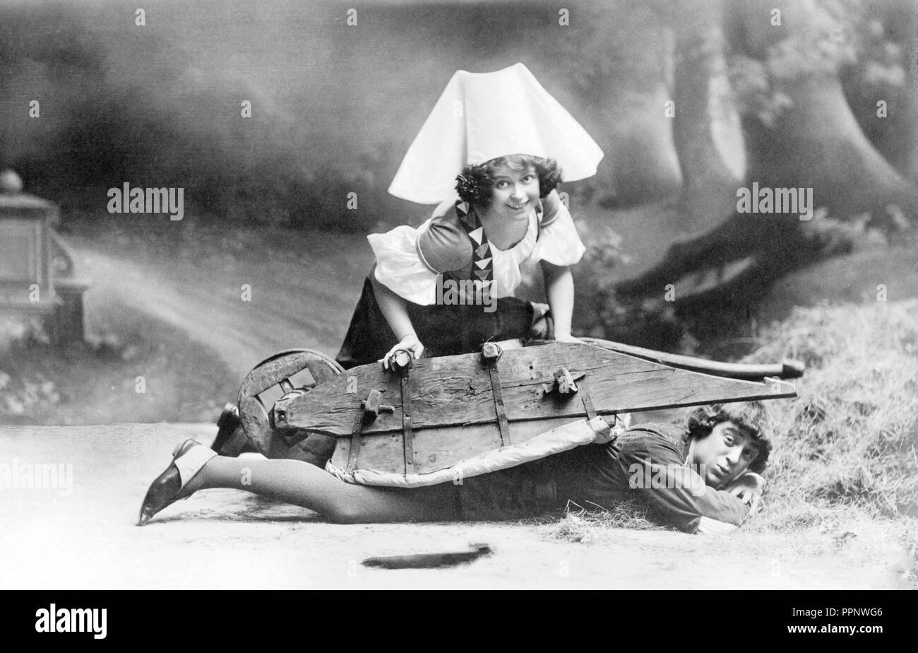 Overturned wheelbarrow hi-res stock photography and images - Alamy