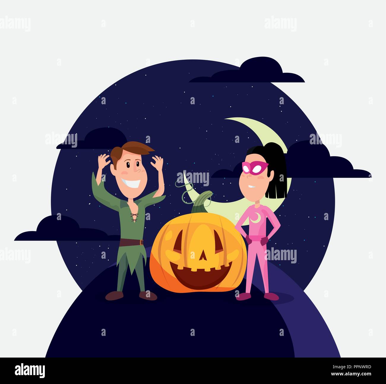 Peter pan symbol Stock Vector Images - Alamy